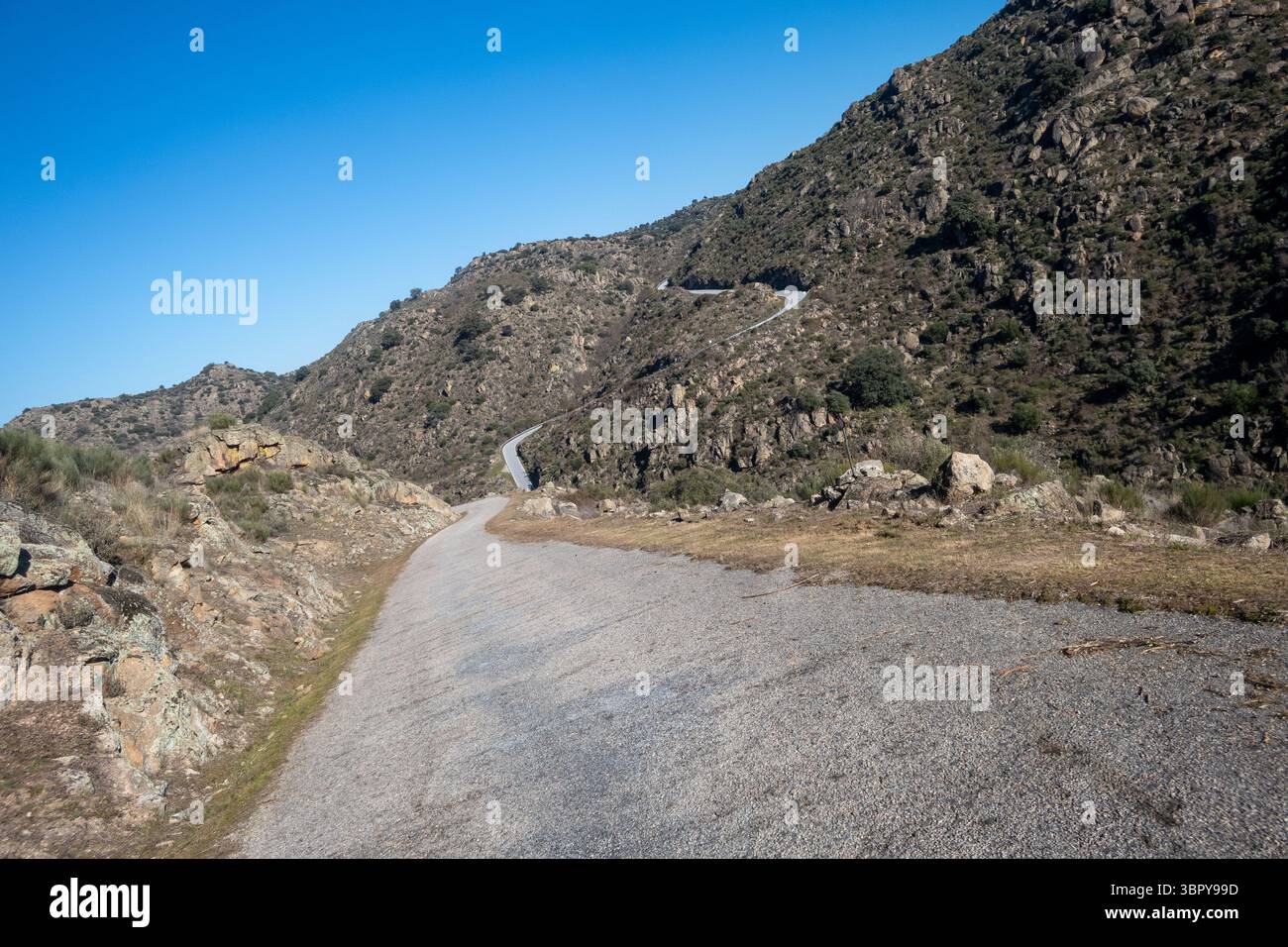 Rocky trail winding through hi-res stock photography and images - Alamy