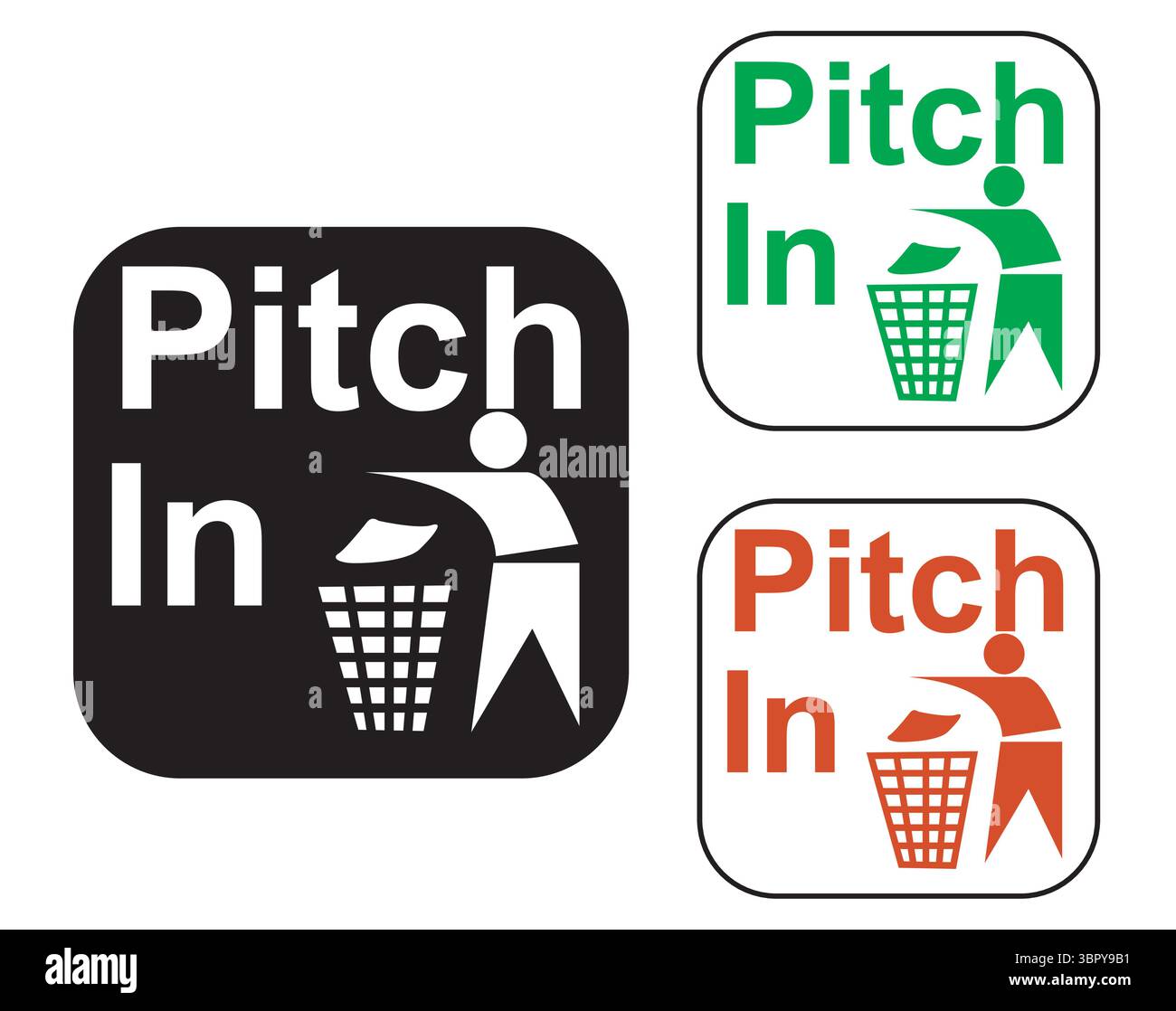No trash icon vector Cut Out Stock Images & Pictures - Alamy