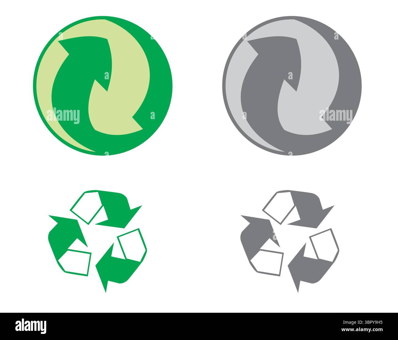 Recycle Icon Vector Stock Vector Image & Art - Alamy