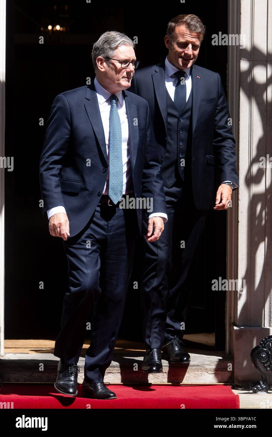 London, UK. 10 Jul 2025. British Prime Minister Sir Keir Starmer and ...