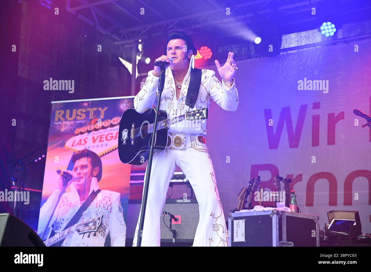 Rusty, Elvis Impersonator, Elvis Presley Show, Rudolf Stumbecker, 2025 ...