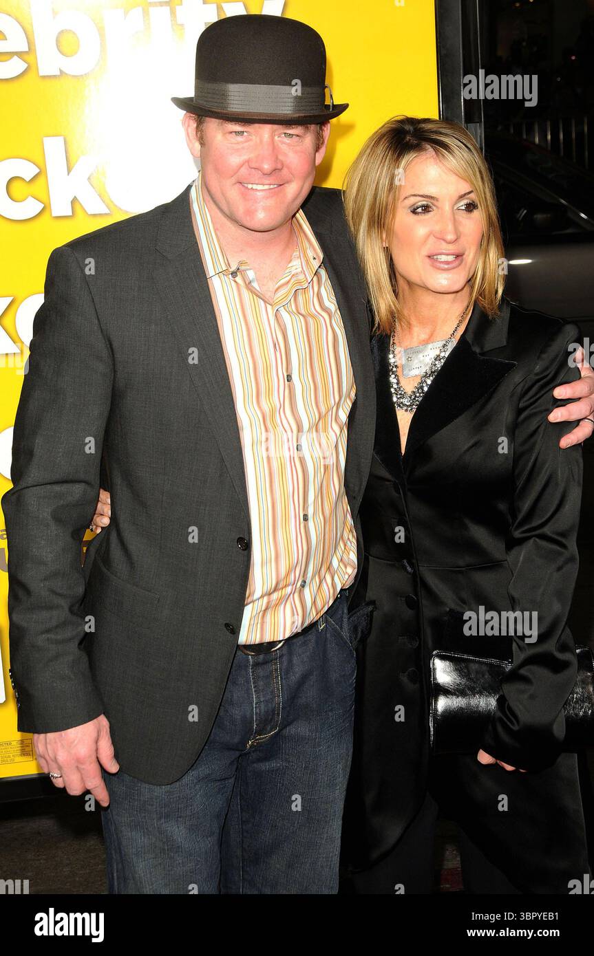 David Koechner and his wife at the 'Paul' premiere at Grauman's Chinese ...