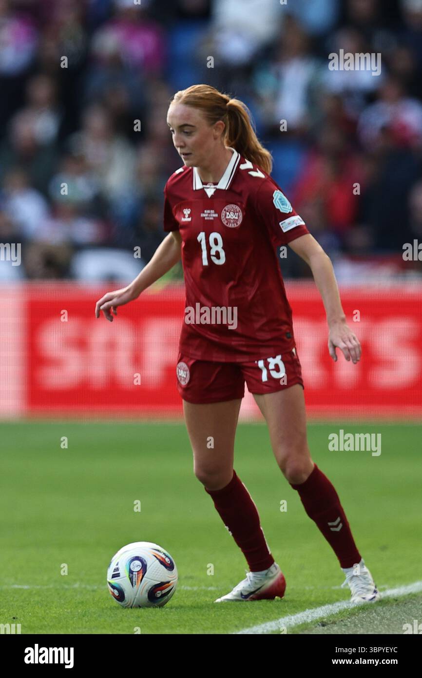 Sara Holmgaard (Denmark Women) during the UEFA European Womens ...