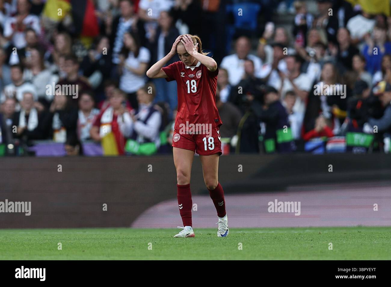 Sara Holmgaard (Denmark Women) during the UEFA European Womens ...