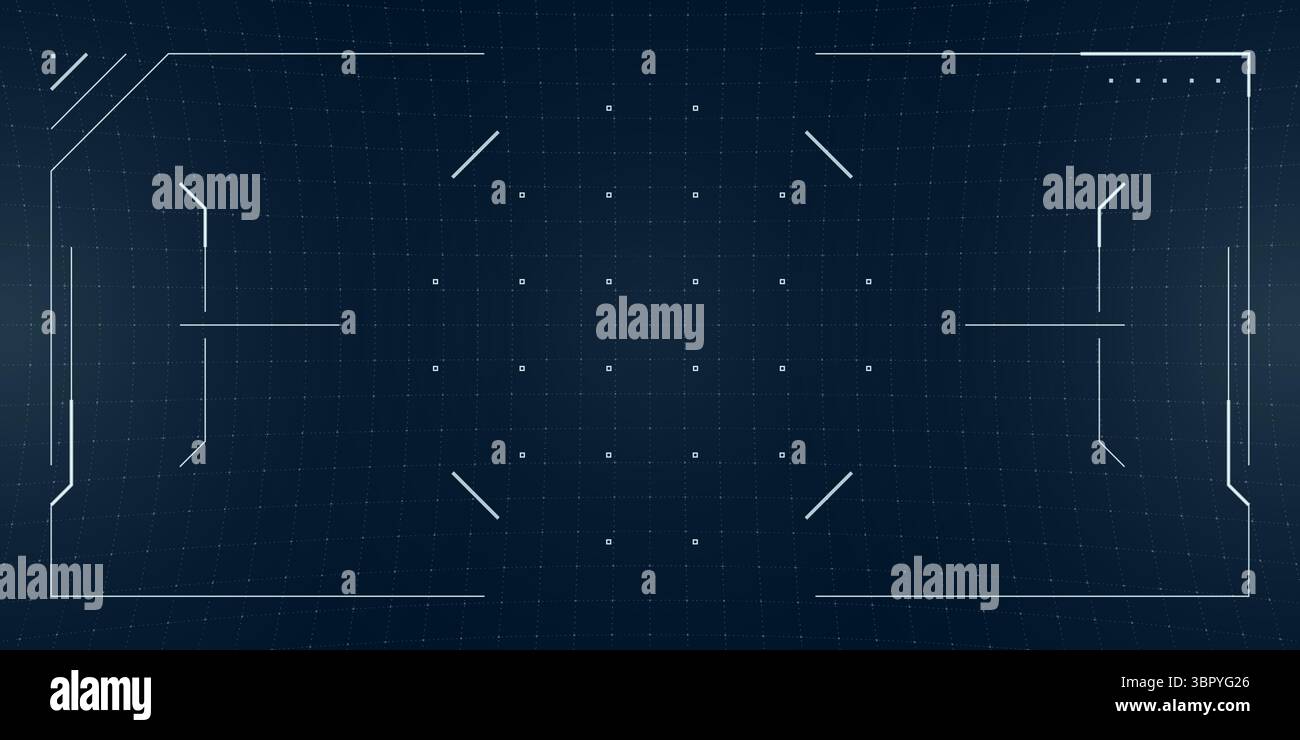 Glowing radar holographic element hi-res stock photography and images ...