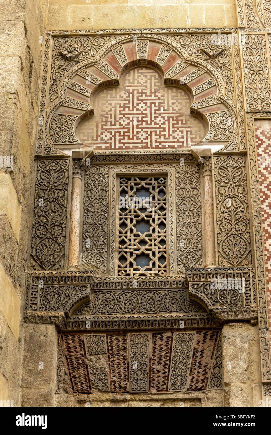 Exterior walls of the cathedral Mezquita-Catedral de Cordoba (Mosque ...