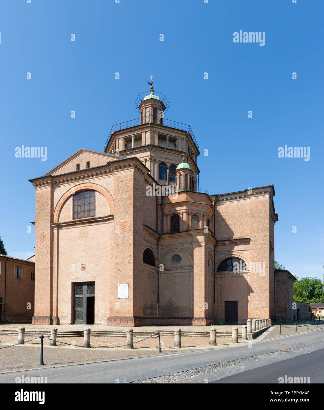Piacenza - The church Basilica di Santa Maria di Campagna Stock Photo ...