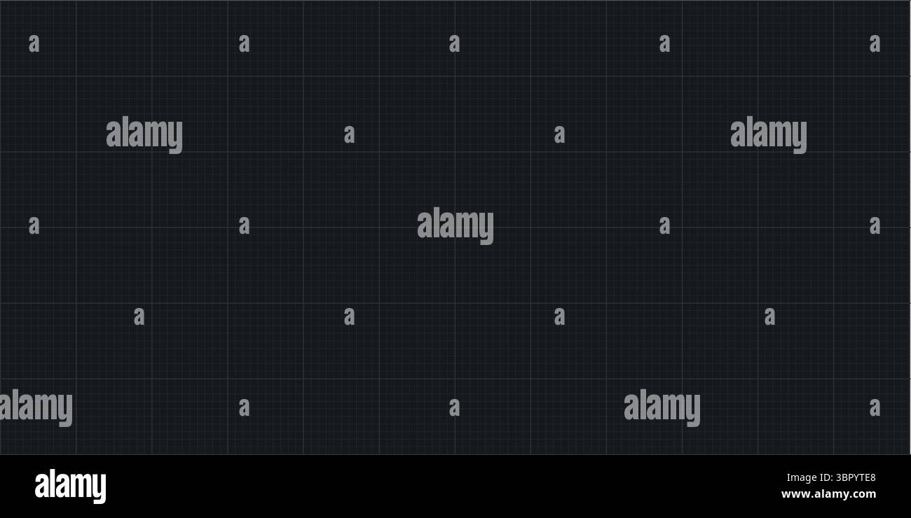 Dark technical blueprint with soft white grid on deep blue background ...