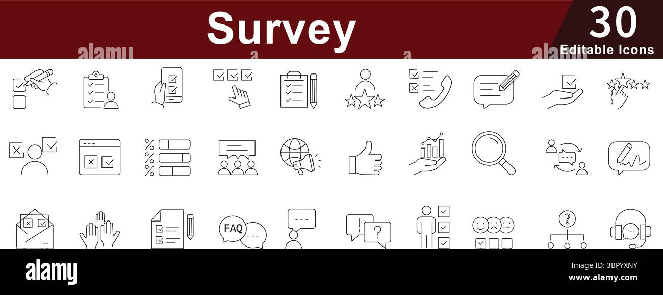 Survey input Stock Vector Images - Alamy