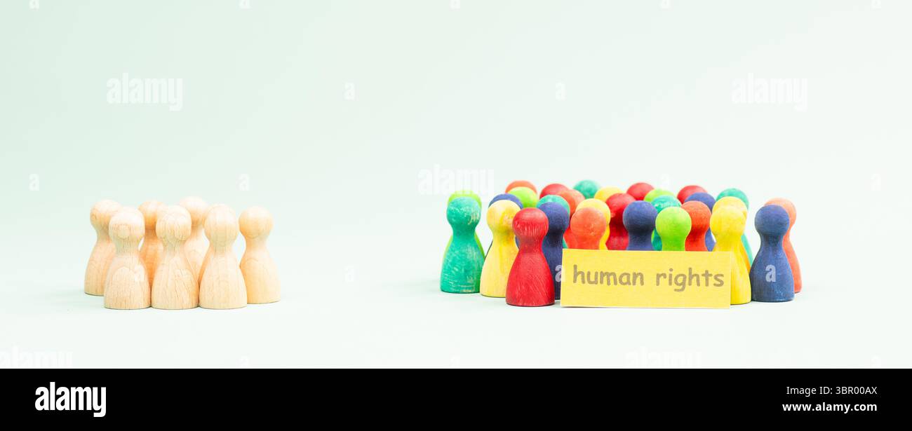 Inclusion, human equality rights, tolerance, teamwork for charity and ...