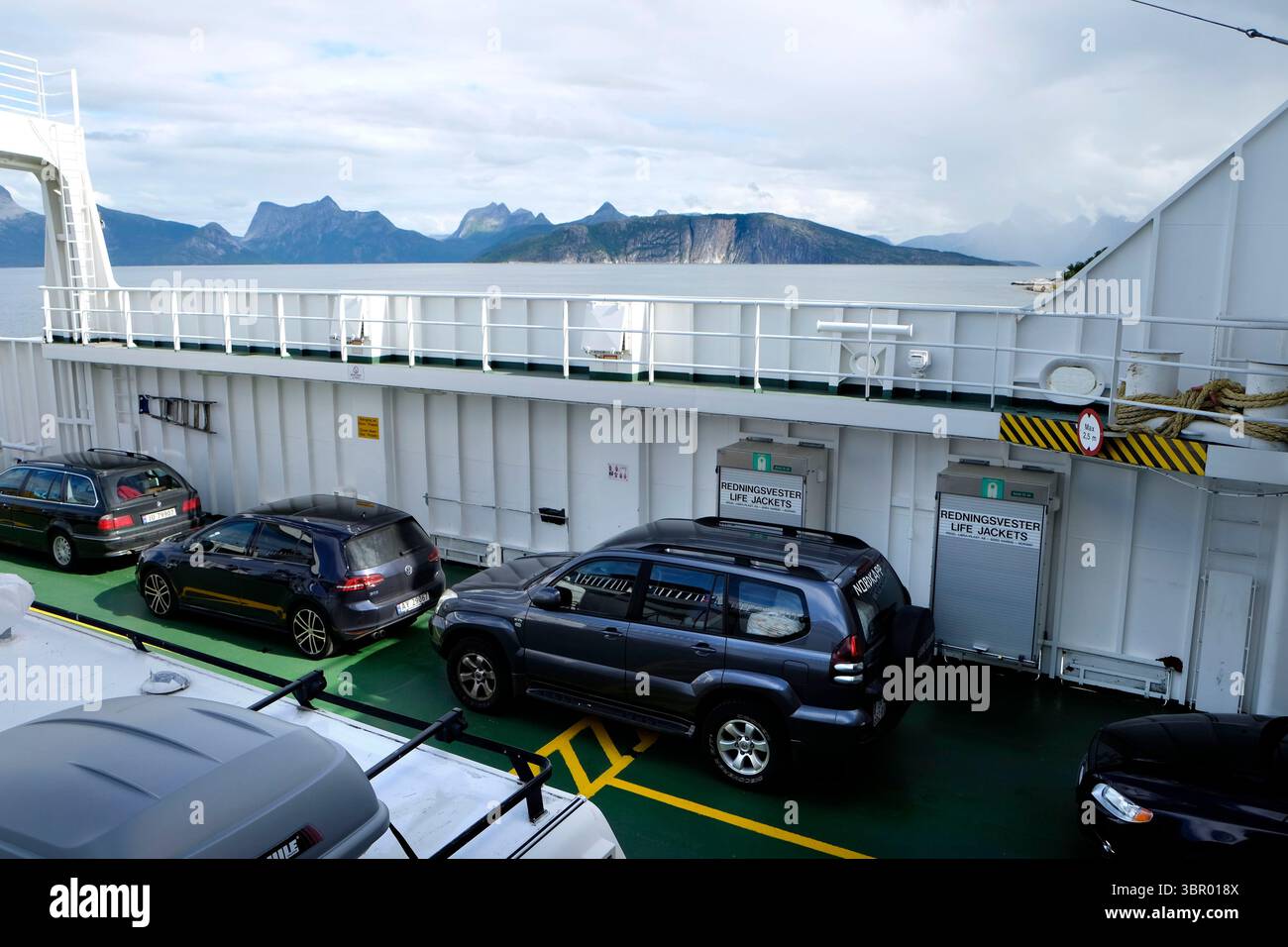 Norway. Bognes. Ferry Stock Photo - Alamy
