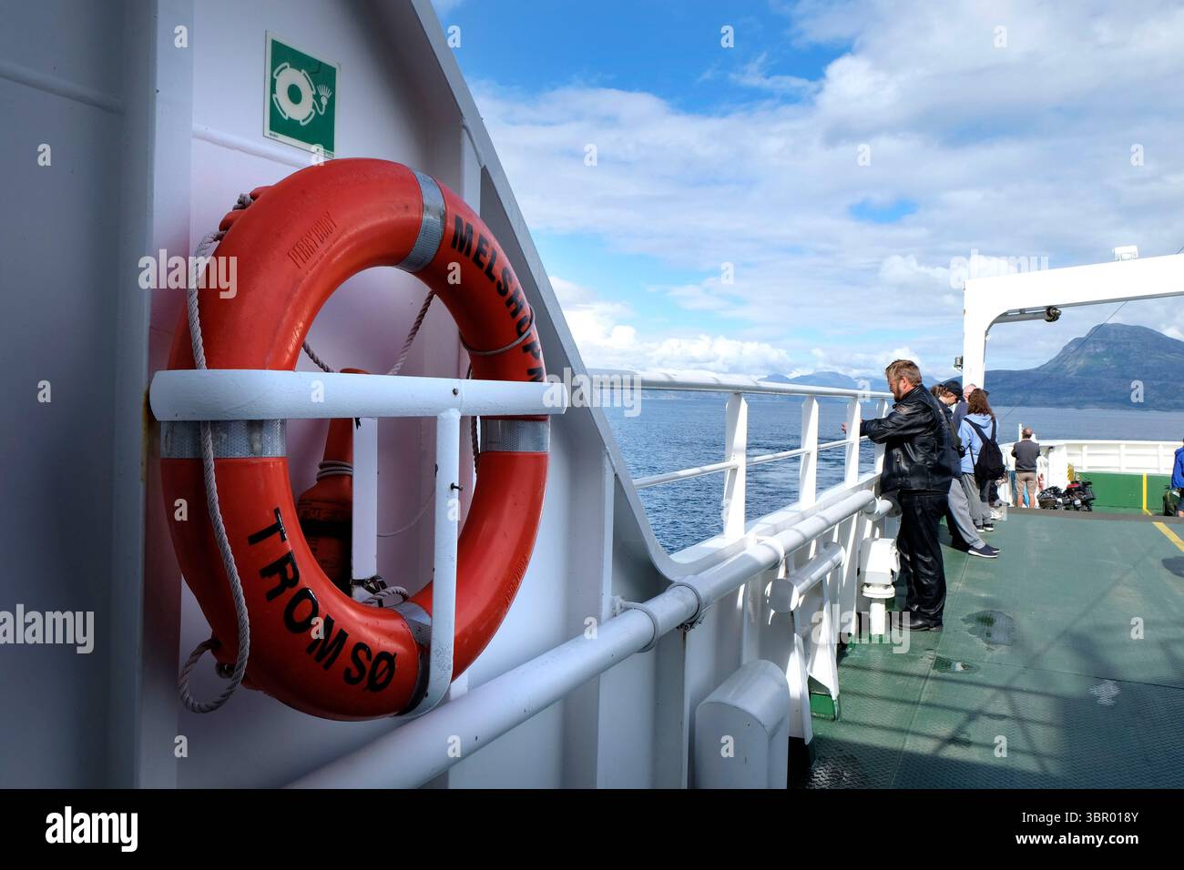 Norway. Bognes. Ferry Stock Photo - Alamy