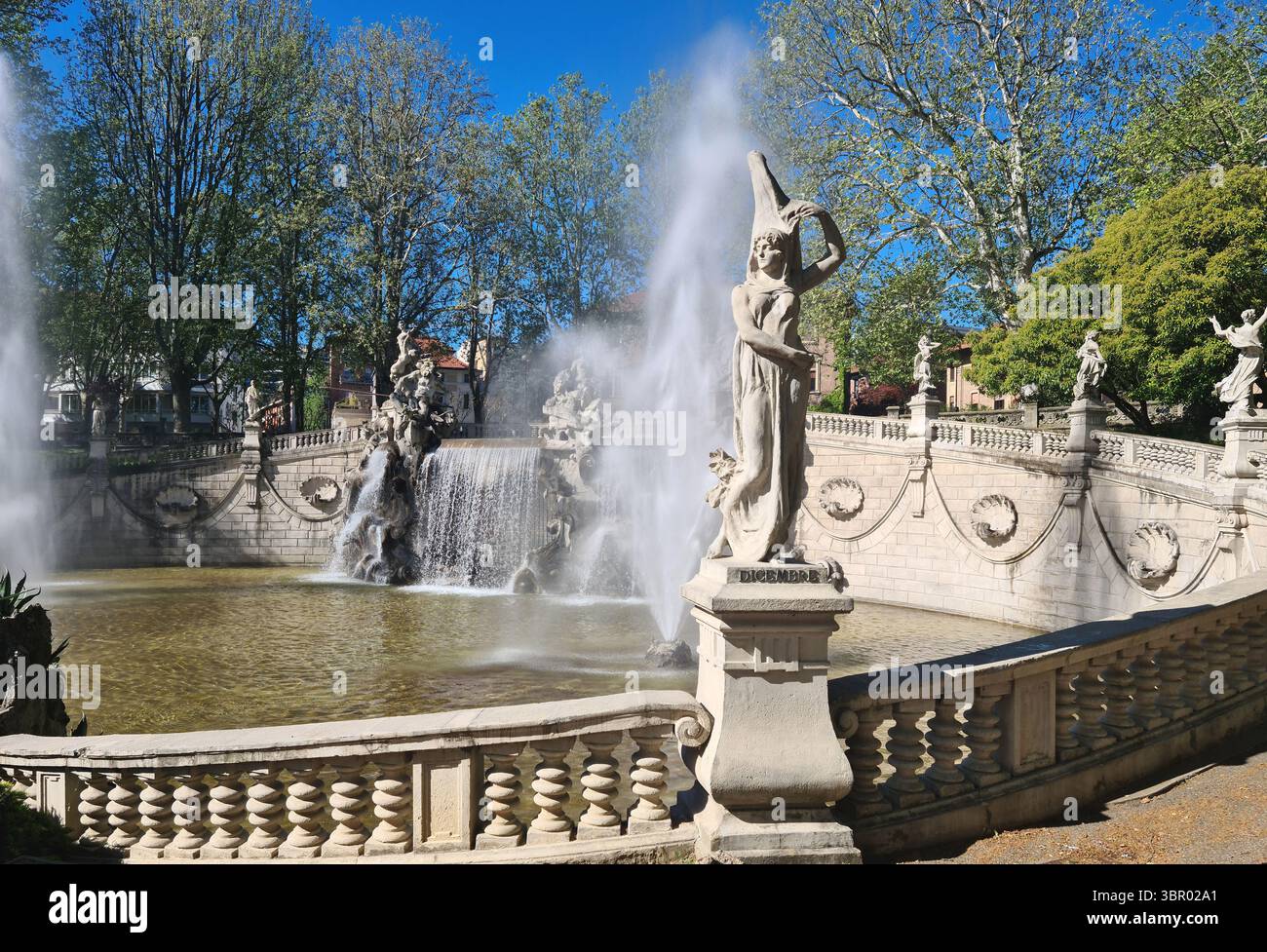 Turin's Valentino Park is famous for its castles, views of the Po river ...