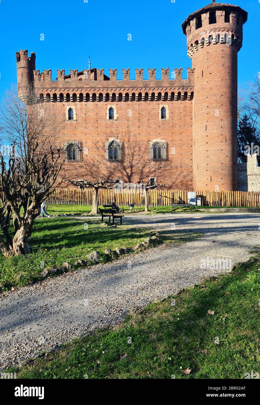 Turin's Valentino Park is famous for its castles, views of the Po river ...