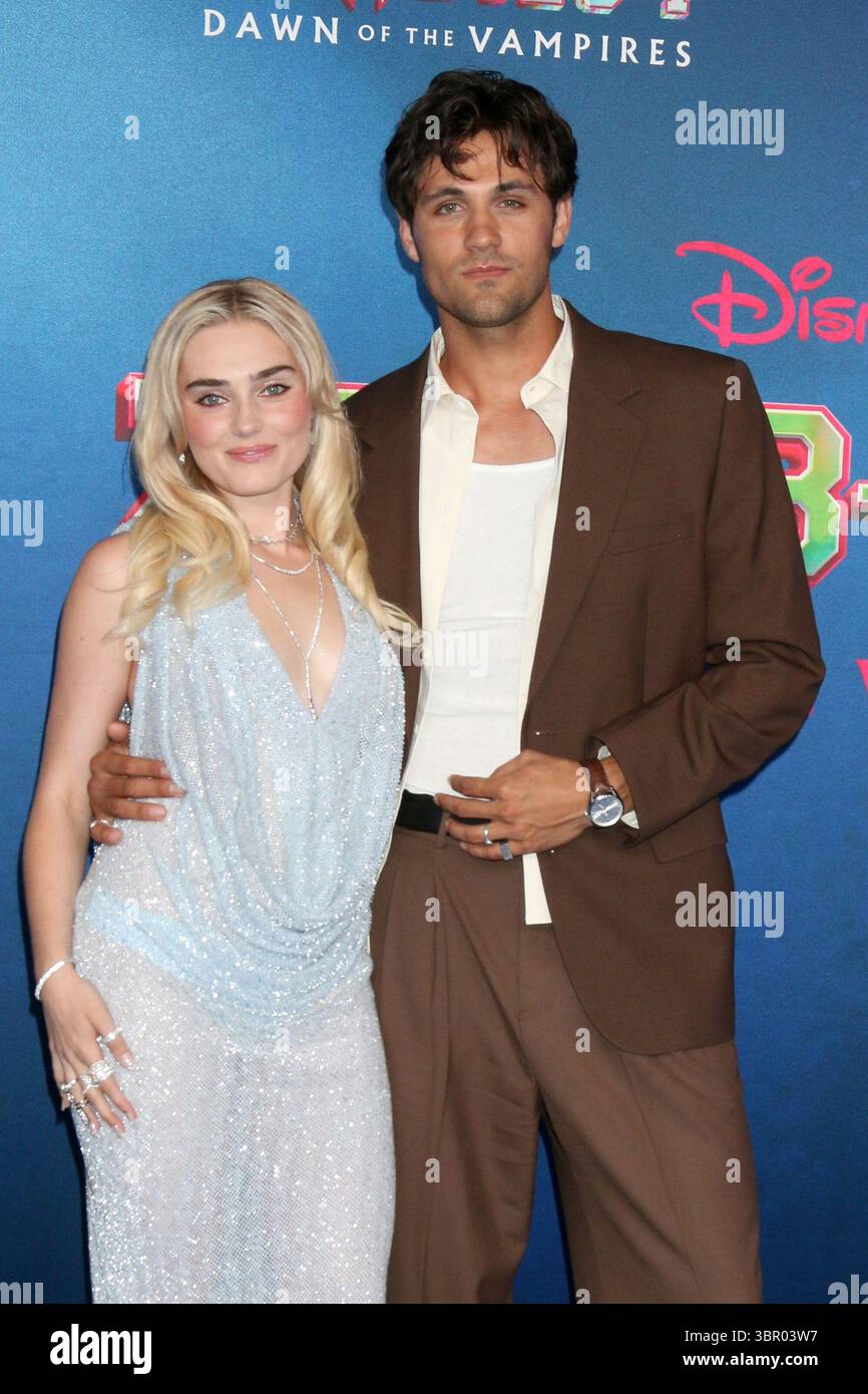 Meg Donnelly, Drake Rodger at arrivals for ZOMBIES 4: DAWN OF THE ...