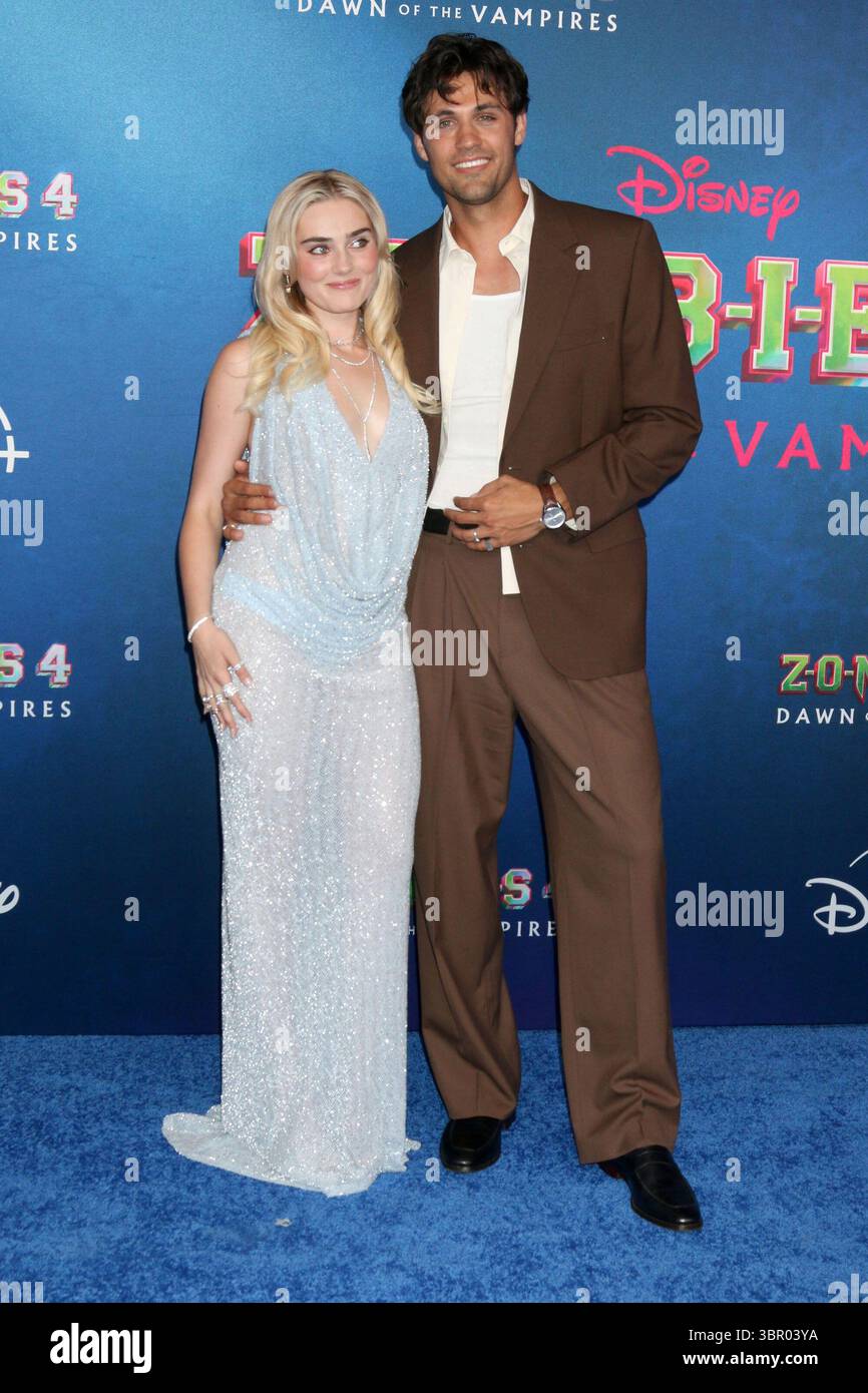 Meg Donnelly, Drake Rodger at arrivals for ZOMBIES 4: DAWN OF THE ...