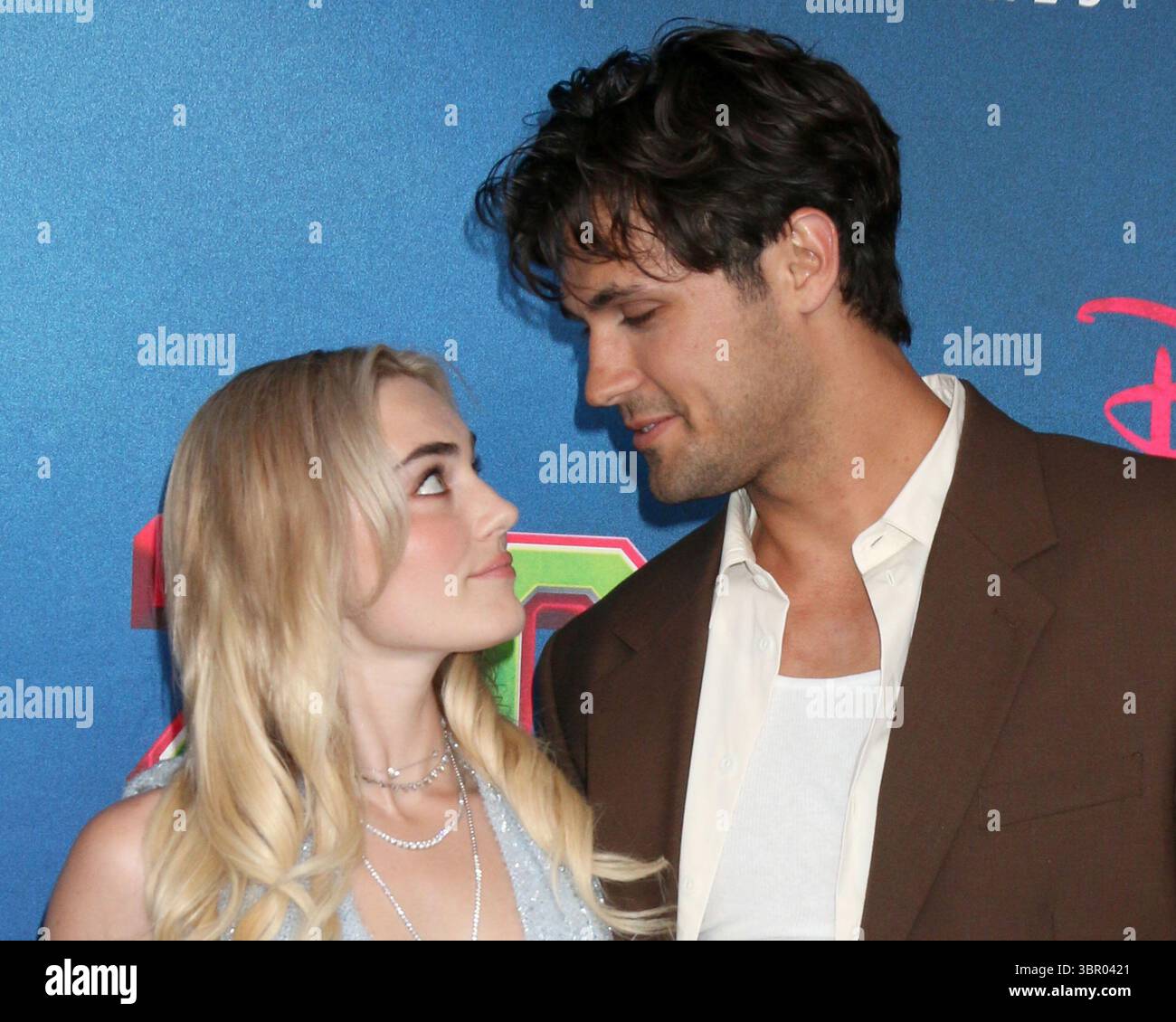 Ca. 08th July, 2025. Meg Donnelly, Drake Rodger at arrivals for ZOMBIES ...