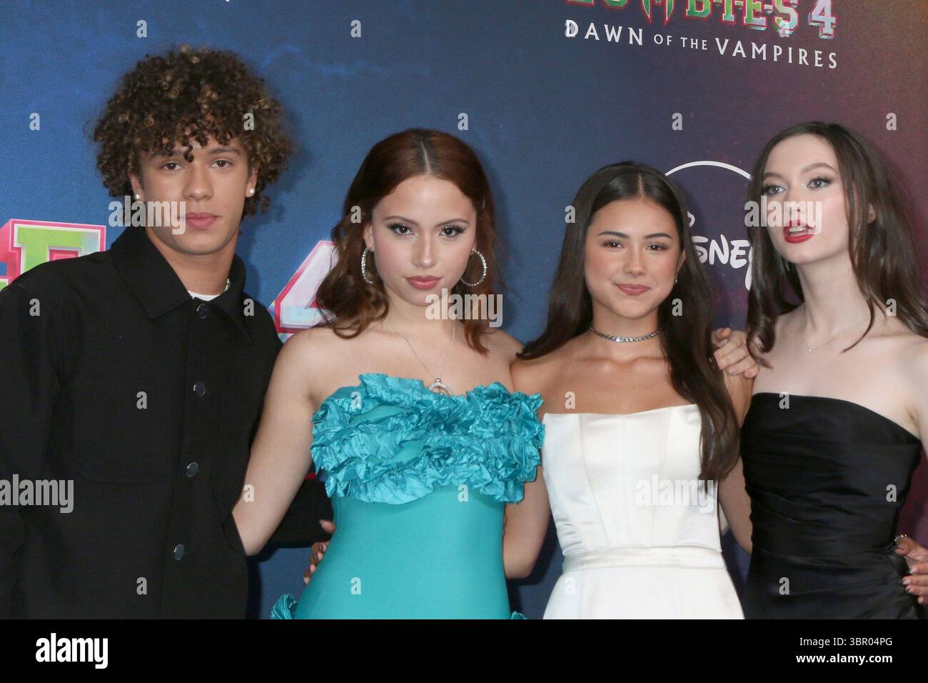 Nathaniel Buescher, Carmen Sanchez, Lumi Pollack, Ruby Marino at arrivals for ZOMBIES 4: DAWN OF ...