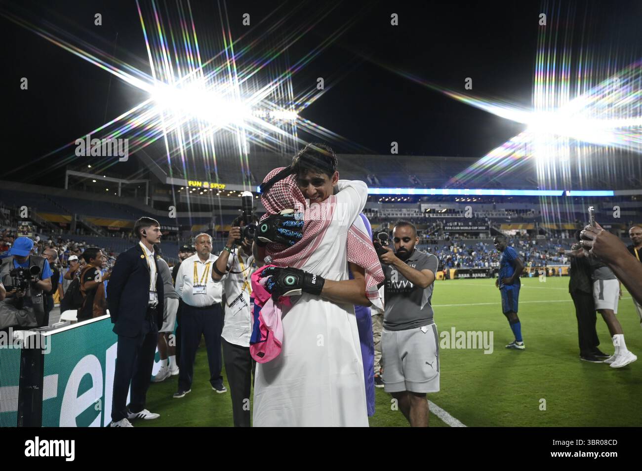 Orlando -United States, July 1, 2025, football players of the Al-Hilal ...