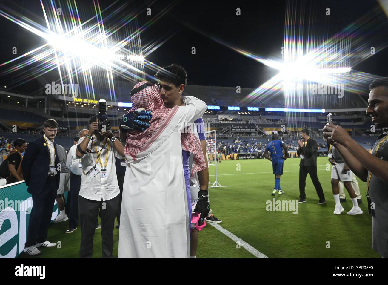 Orlando -United States, July 1, 2025, football players of the Al-Hilal ...