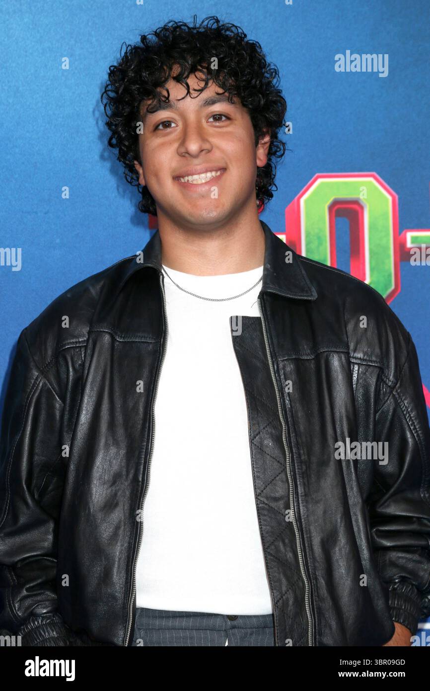 Los Angeles, USA. 8, July, 2025. Pictured left to right, Nathan Arenas ...