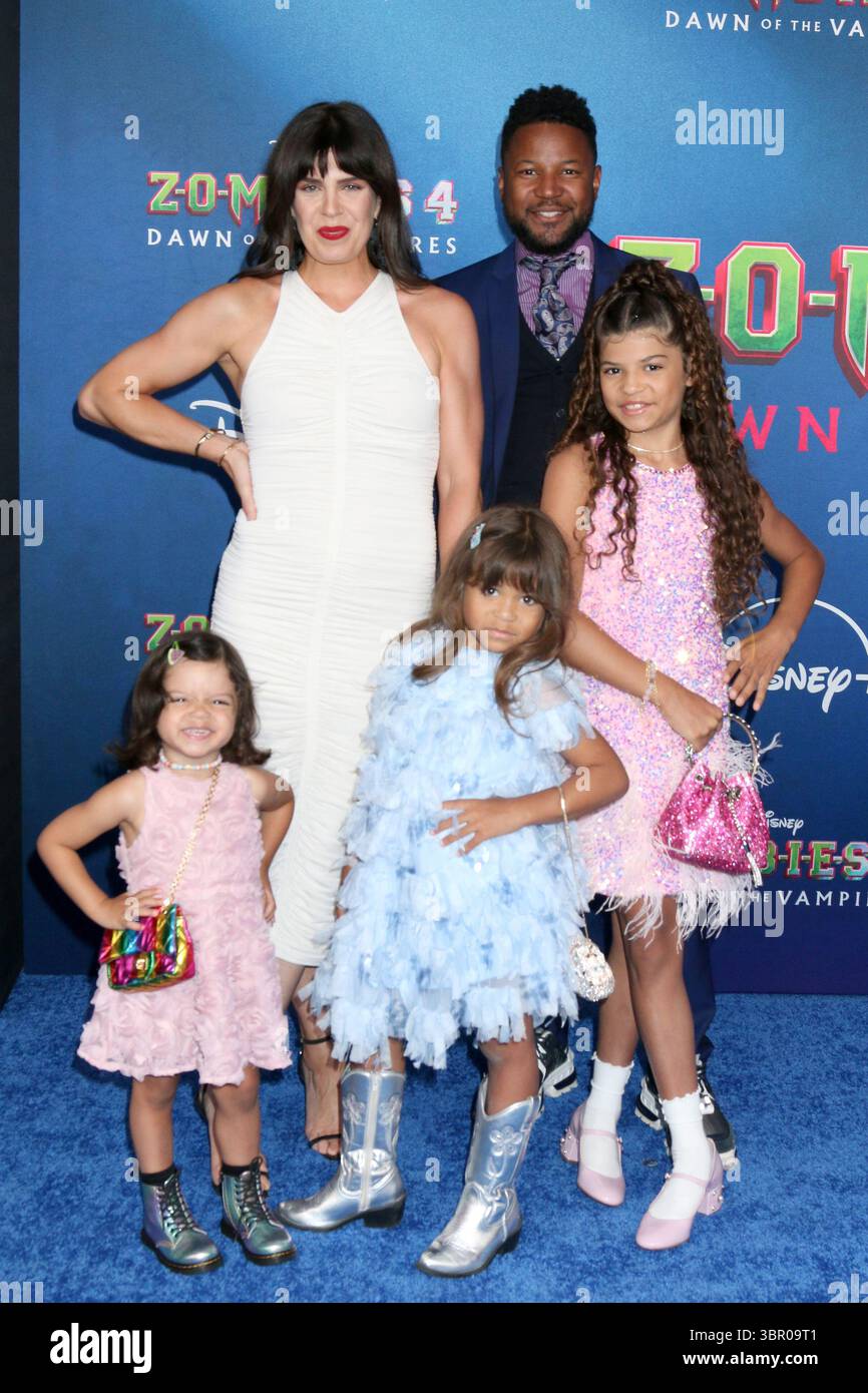 Los Angeles, USA. 8, July, 2025. Pictured left to right, Lauren Keyes ...