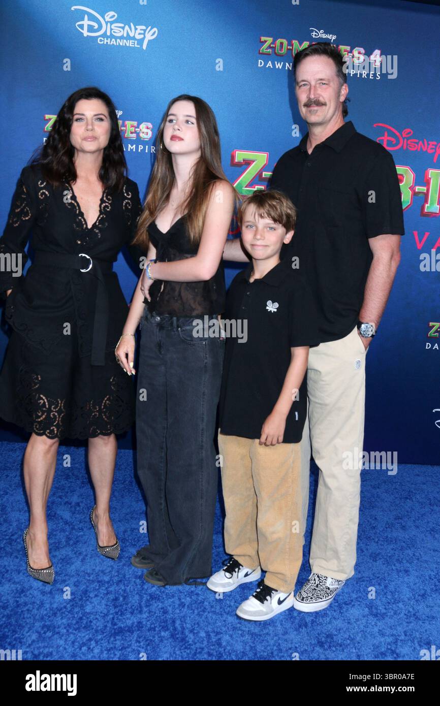 Los Angeles, USA. 8, July, 2025. Pictured left to right, Tiffani ...