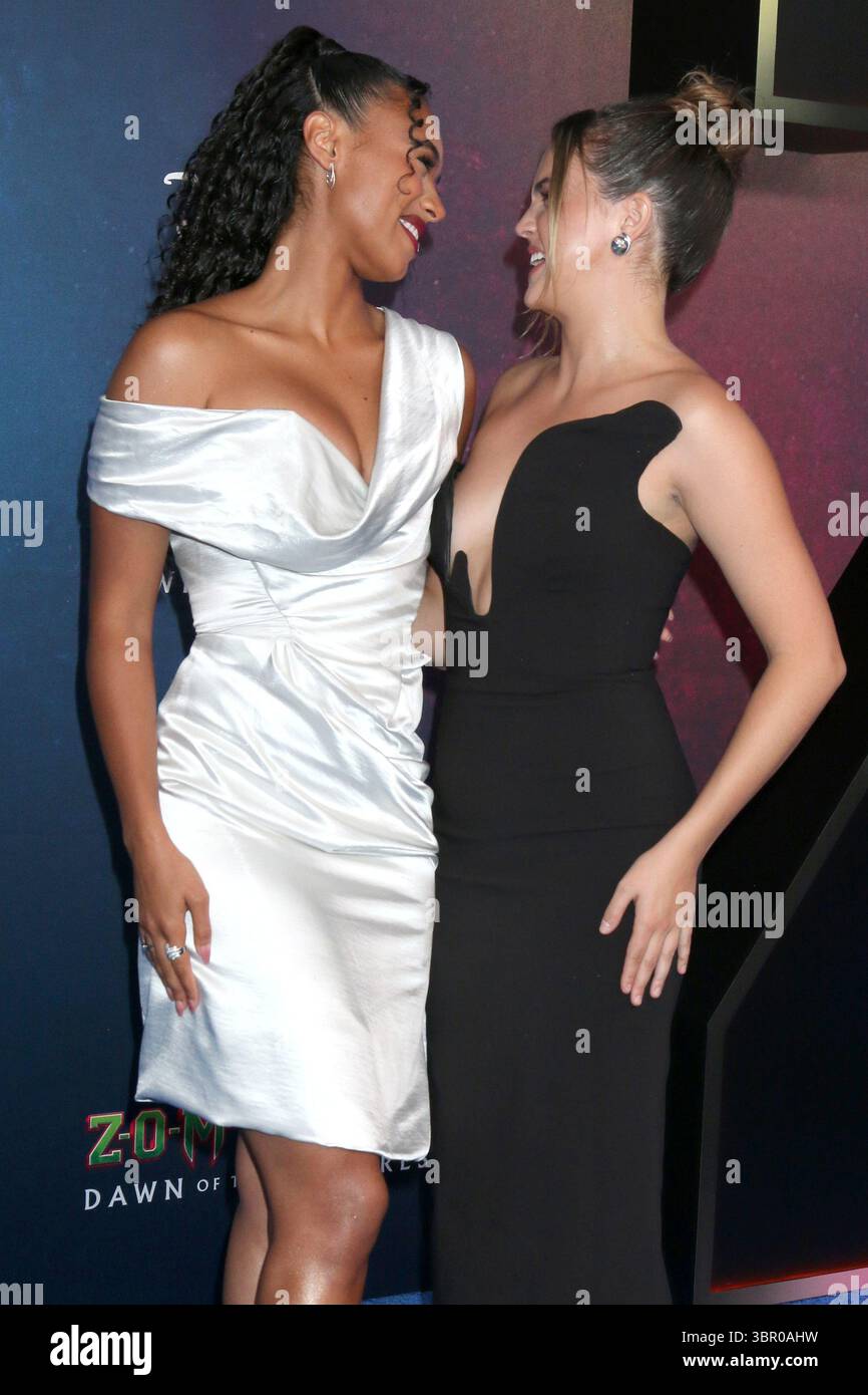 Los Angeles, USA. 8, July, 2025. Pictured left to right, Chandler ...