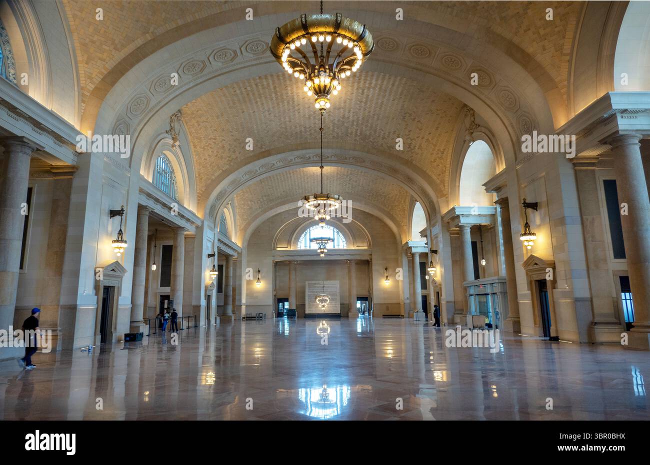 Michigan central station interior hi-res stock photography and images ...