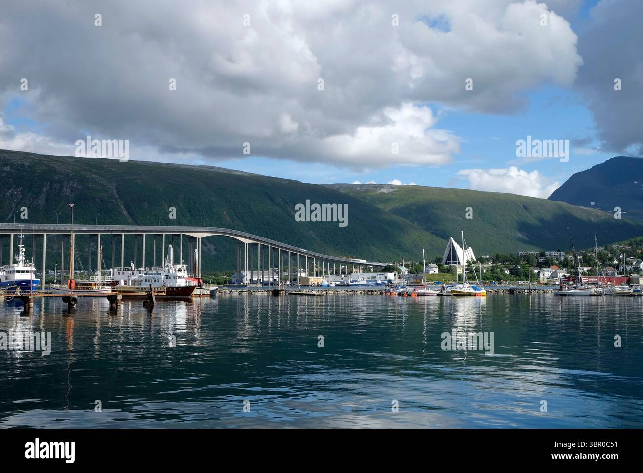 Norway. Tromso. Seaport. Arctic Cathedral Stock Photo - Alamy