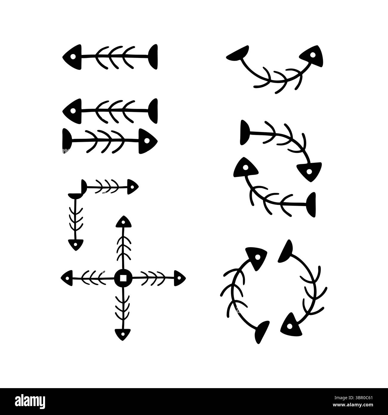 Arrow bone hand Stock Vector Images - Alamy