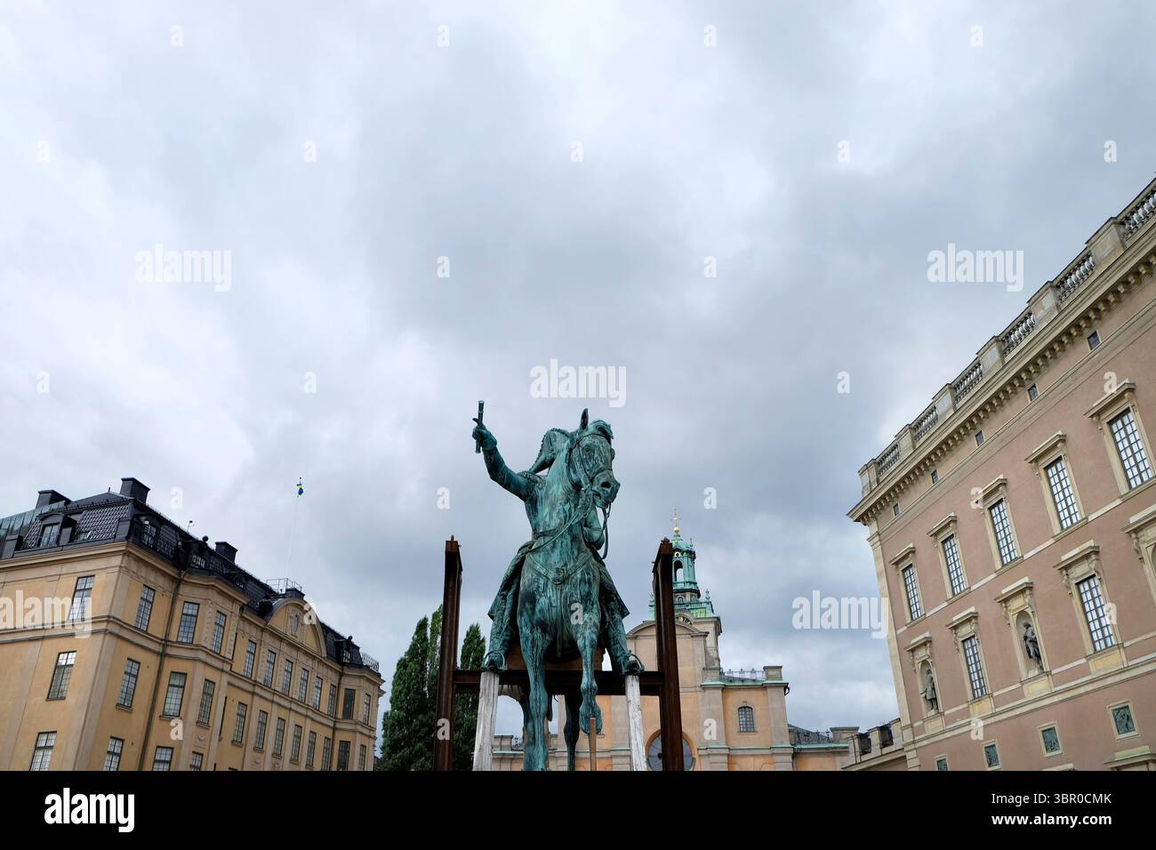 Sweden. Stockholm. Gamla Stan. Karl Xiv Johan Statue Stock Photo - Alamy