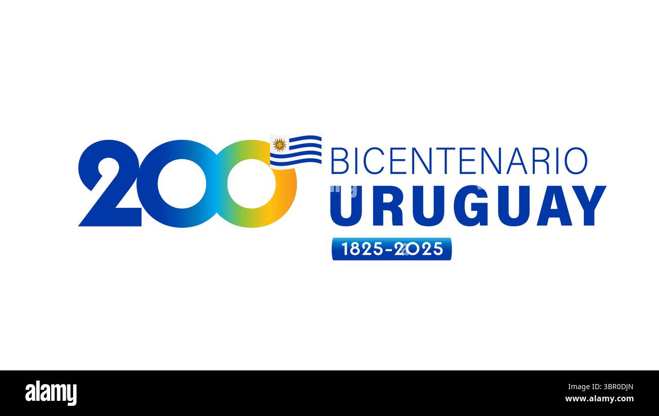 200 years logo - Bicentenario Uruguay, Independence Day 2025 ...