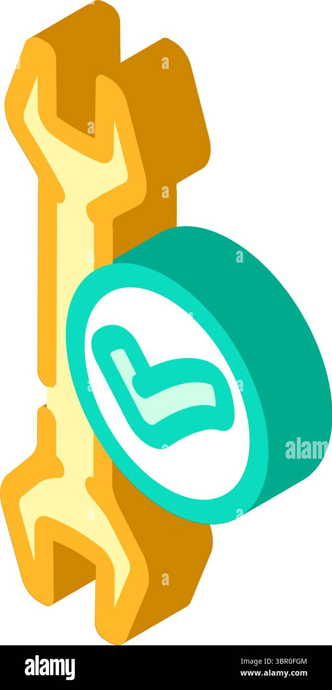 pre assembled isometric icon vector illustration Stock Vector Image ...