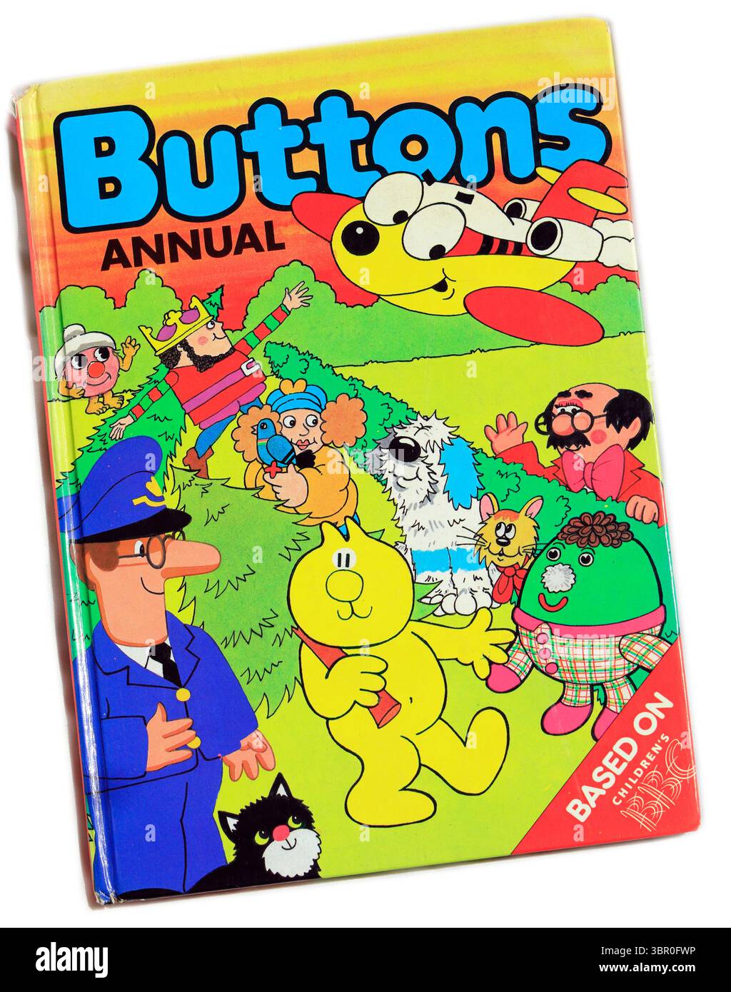 Photograph of Vintage Buttons Annual children's book. Studio set up ...