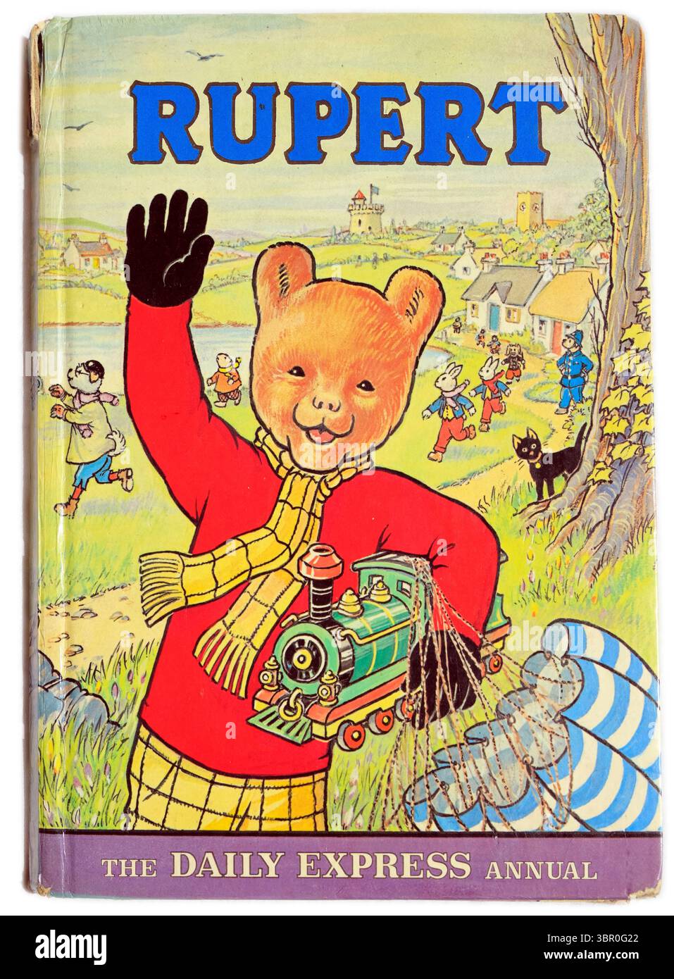 Photograph of Vintage Rupert The Bear Daily Express Annual. Studio set ...