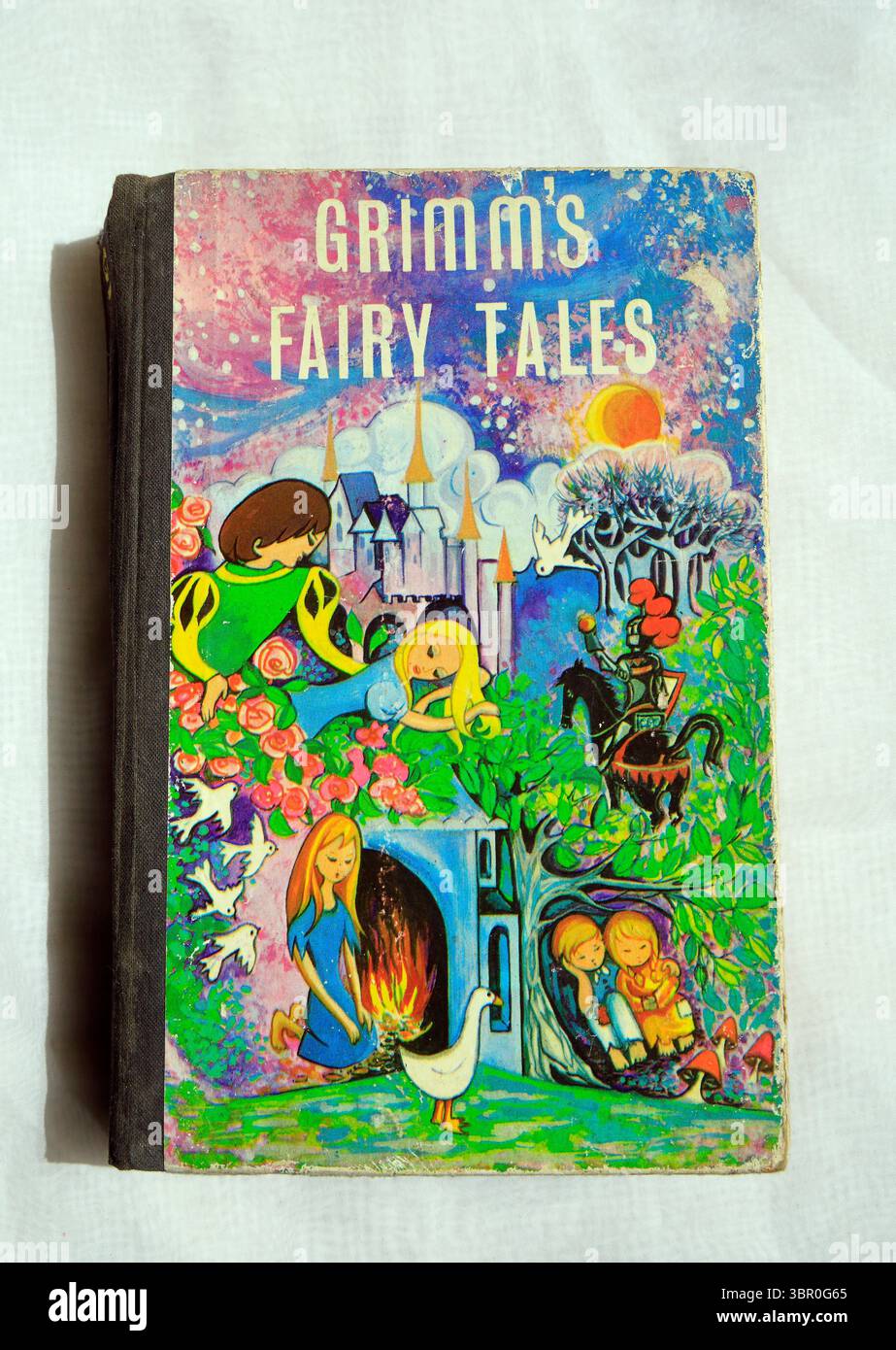 Photograph of Grimm's Fairy Tales. Studio set up. Used book cover on ...