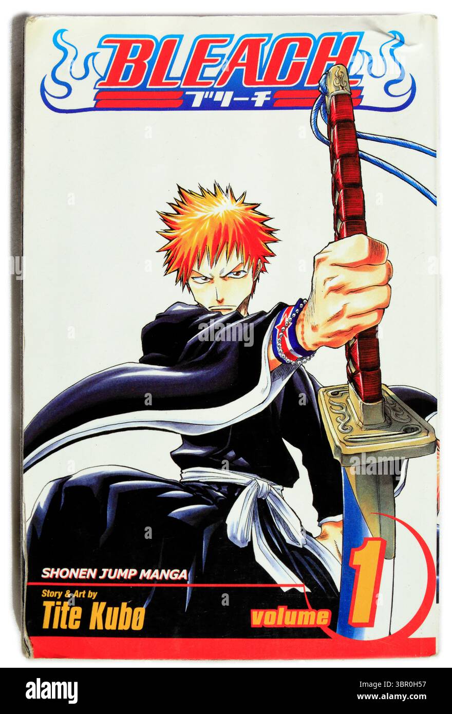 Studio set up of Bleach Volume 1 by Tite Kubo. Japanese used manga book ...