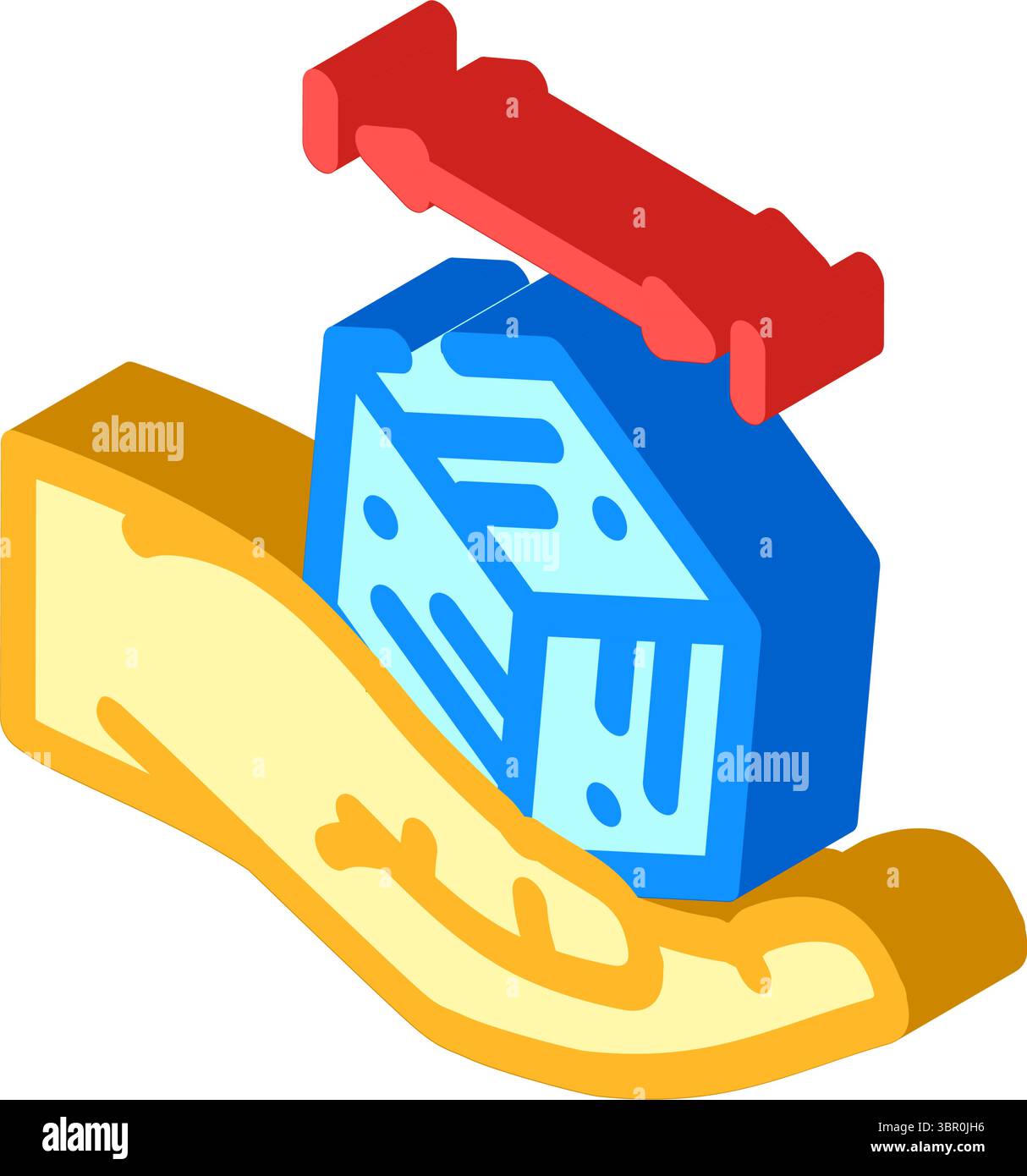 portable isometric icon vector illustration Stock Vector Image & Art ...