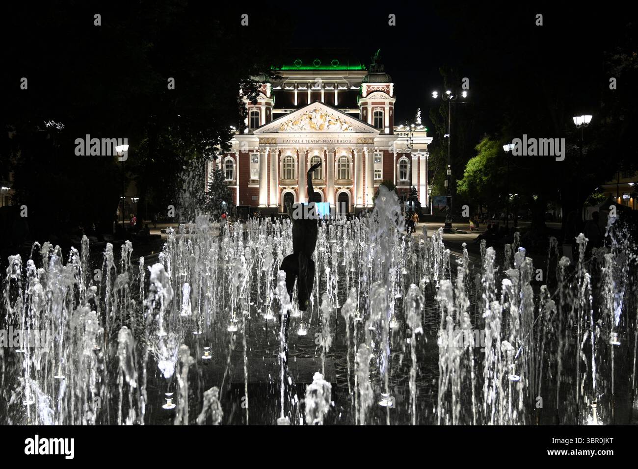 Sofia, Bulgaria - June 14, 2025: The Ivan Vazov National Theatre in ...
