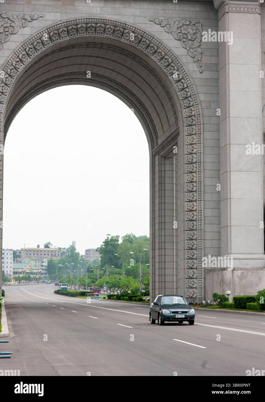The arch of triumph built to commemorate the Korean resistance to japan ...