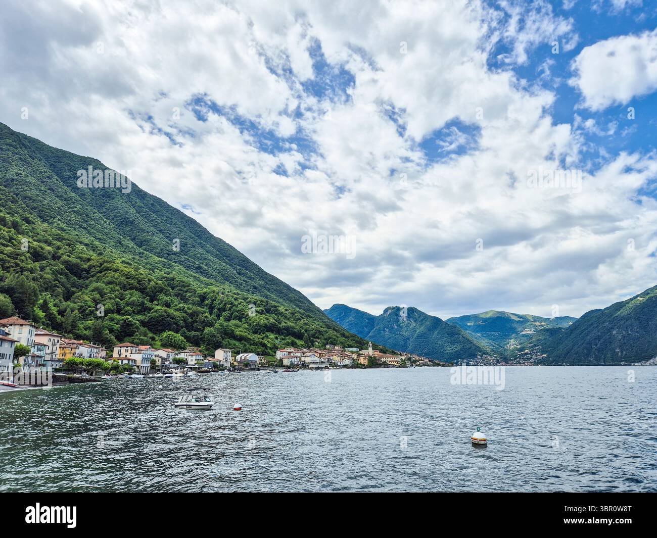 Italy, Como lake, Lezzeno Stock Photo - Alamy