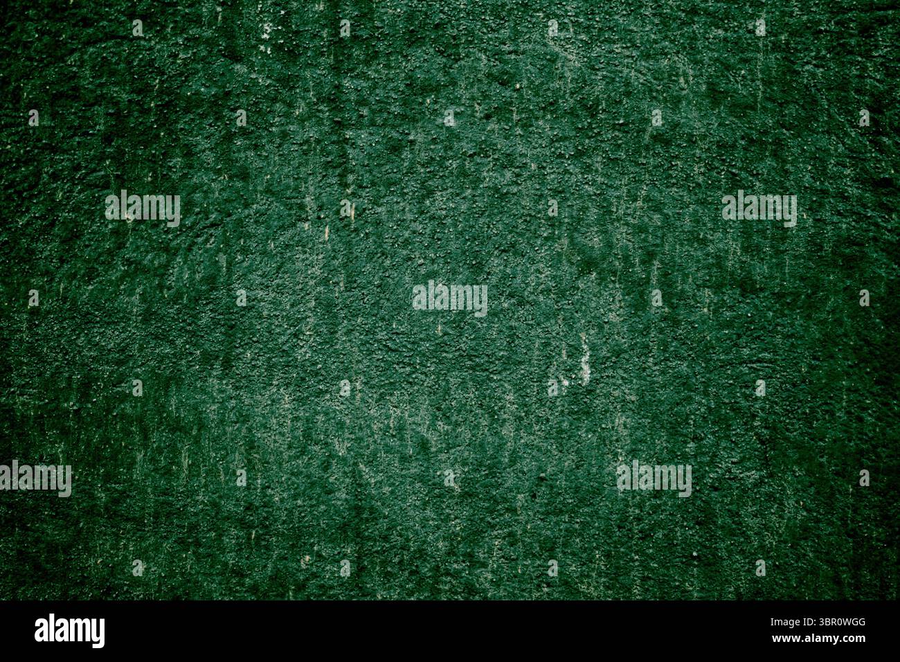 Dark green textured background. Relief texture of a plastered wall ...
