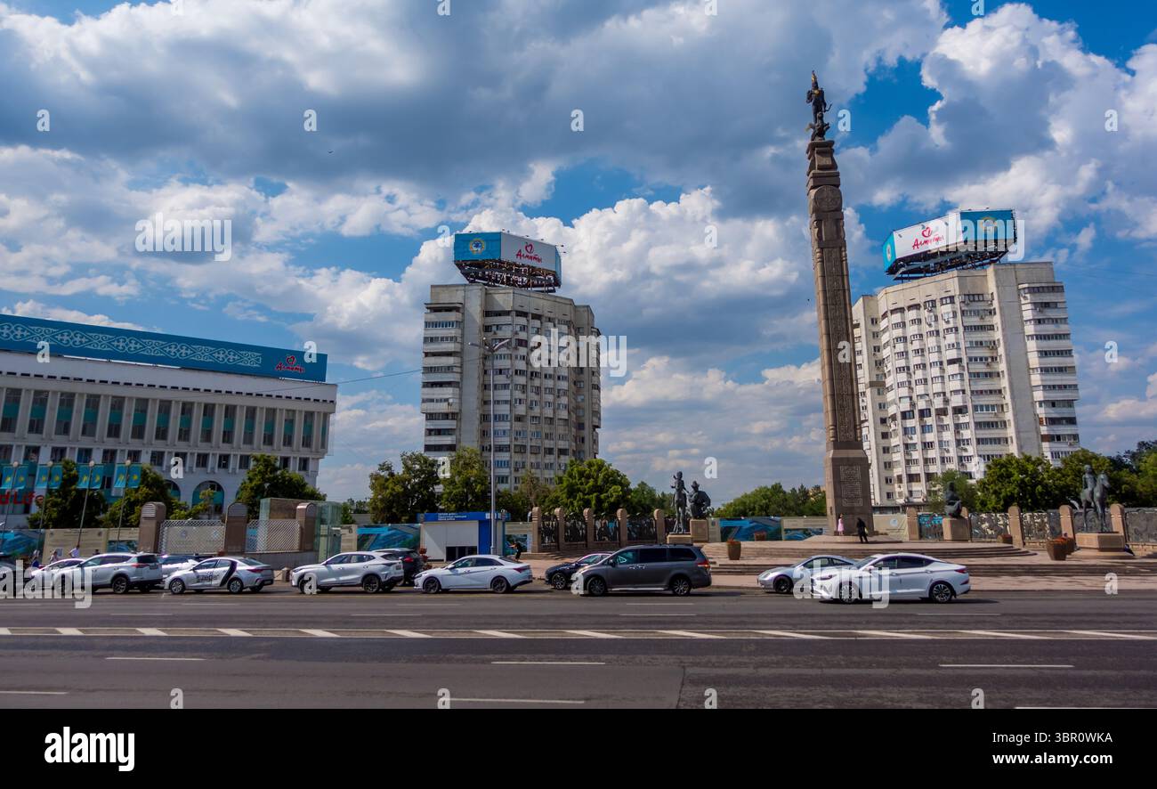 Almaty street hi-res stock photography and images - Alamy