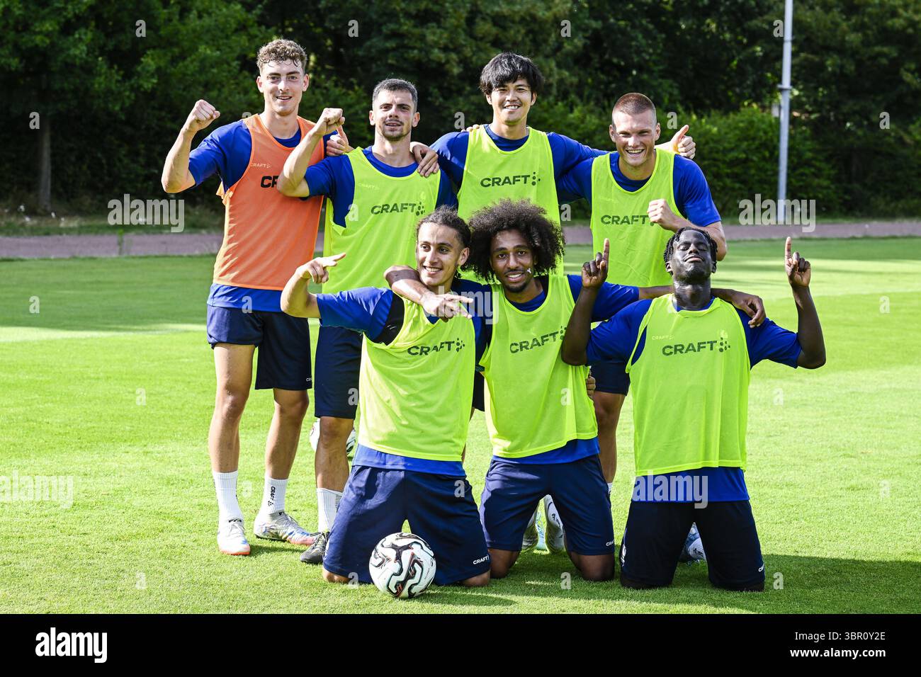 Gent's Mathias Delorge, Gent's Dante Vanzeir, Gent's Atsuki Ito, Gent's ...