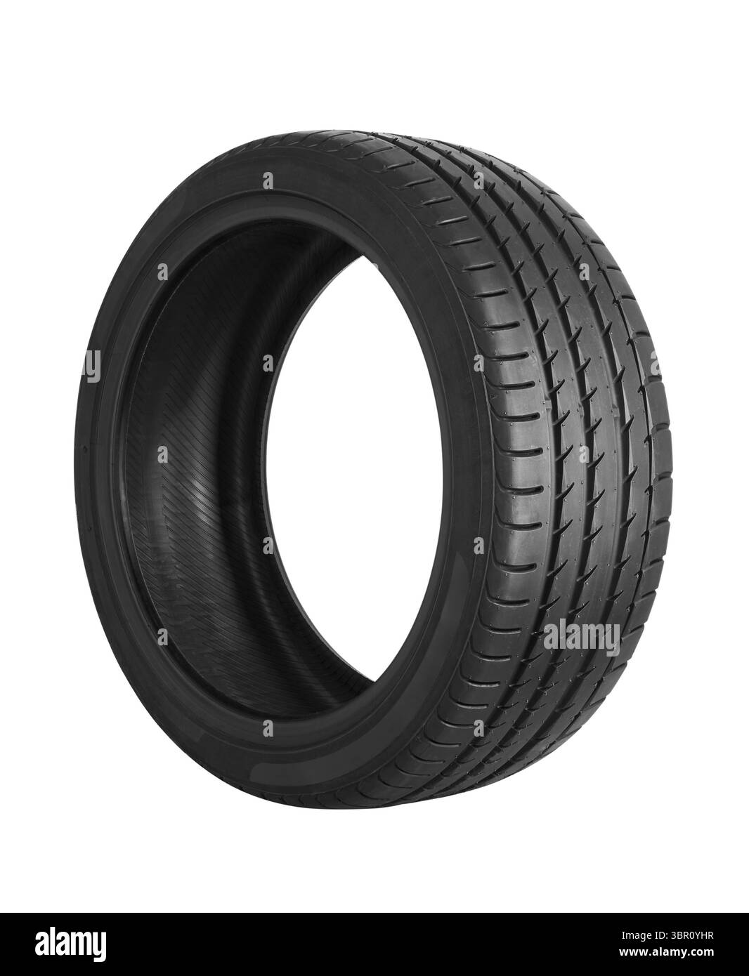 Car tire isolated on white background Stock Photo - Alamy