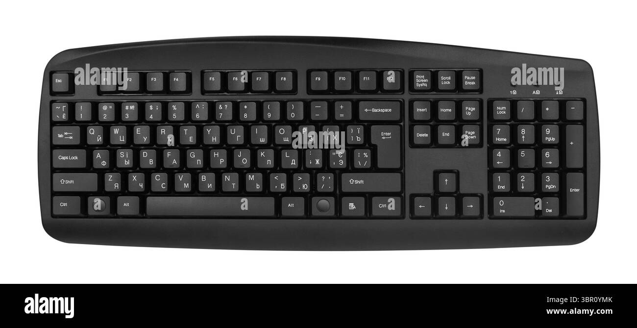 Computer keyboard word enter Black and White Stock Photos & Images - Alamy