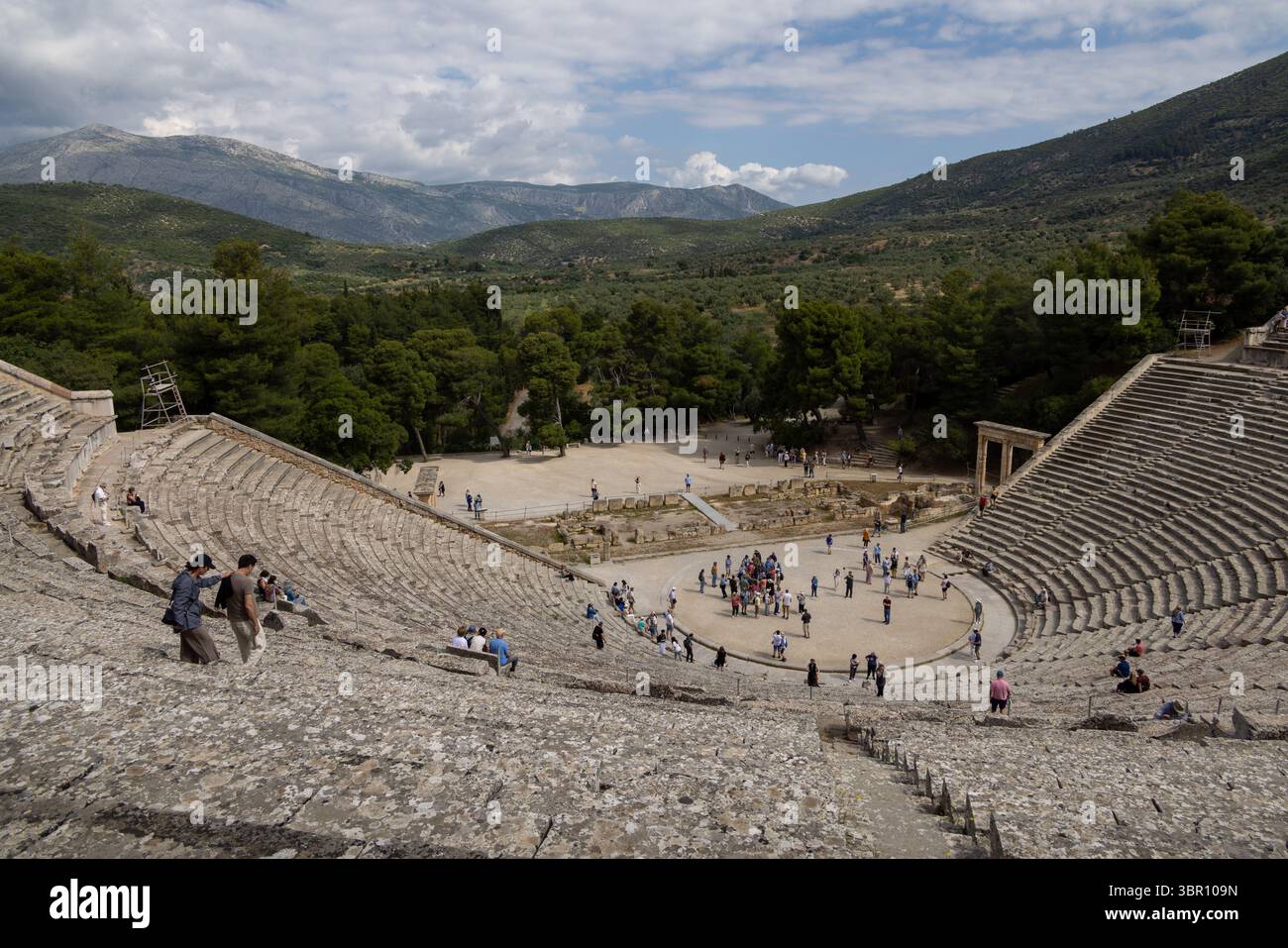The Sanctuary of Asclepius the Healer in Epidaurus, together with the ...