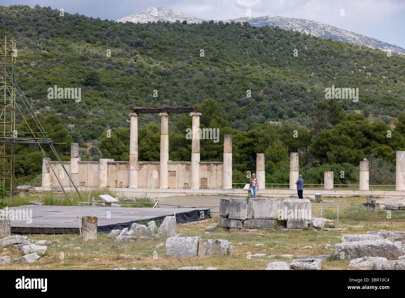 The Sanctuary of Asclepius the Healer in Epidaurus, together with the ...