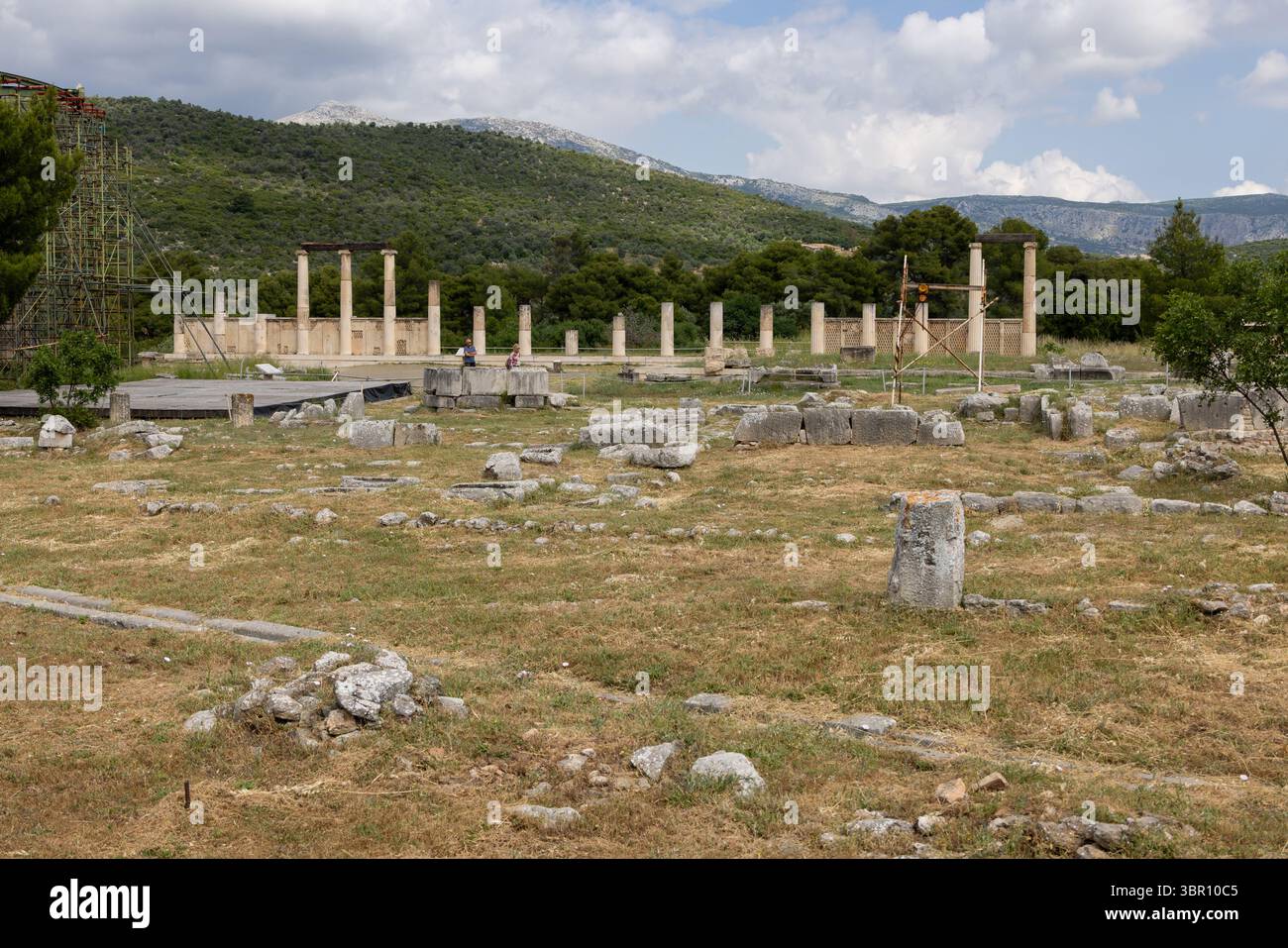 The Sanctuary of Asclepius the Healer in Epidaurus, together with the ...